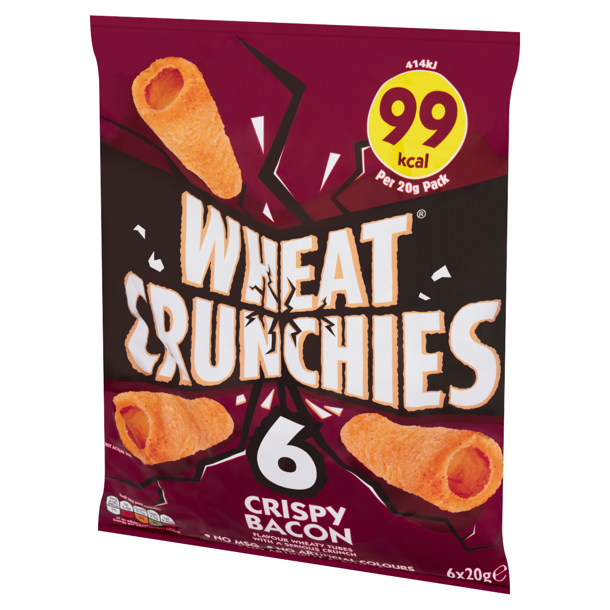 Wheat Crunchies Crispy Bacon 6 x 20g - One Stop