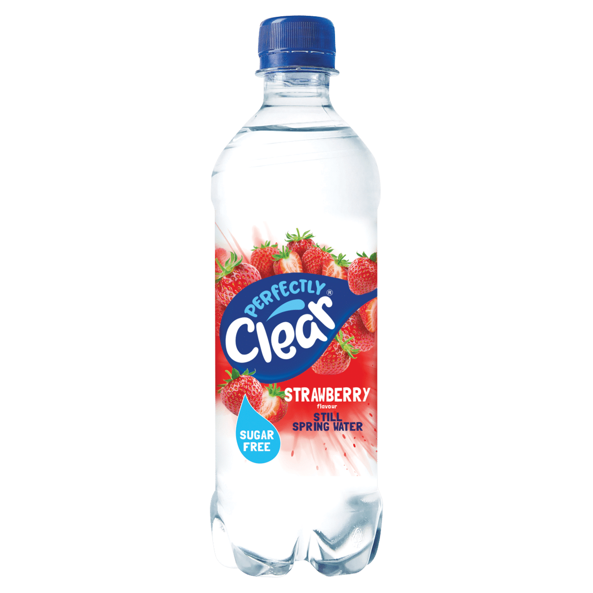 Perfectly Clear Strawberry Flavour Still Spring Water 500ml - One Stop