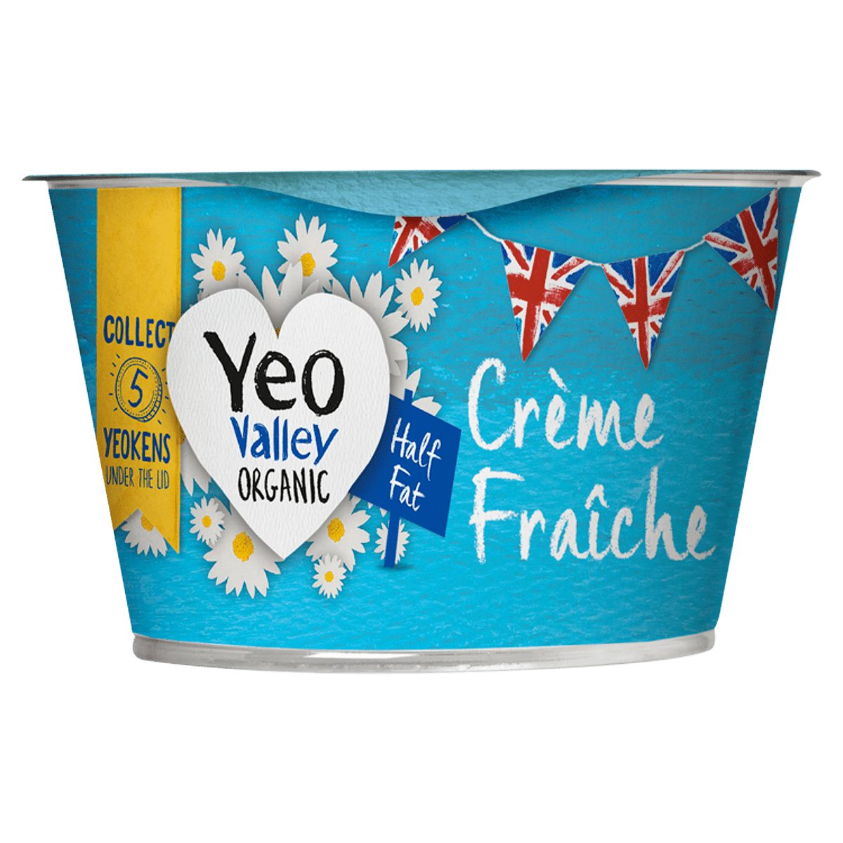 Yeo Valley Organic Half Fat Crème Fraîche 200g - One Stop