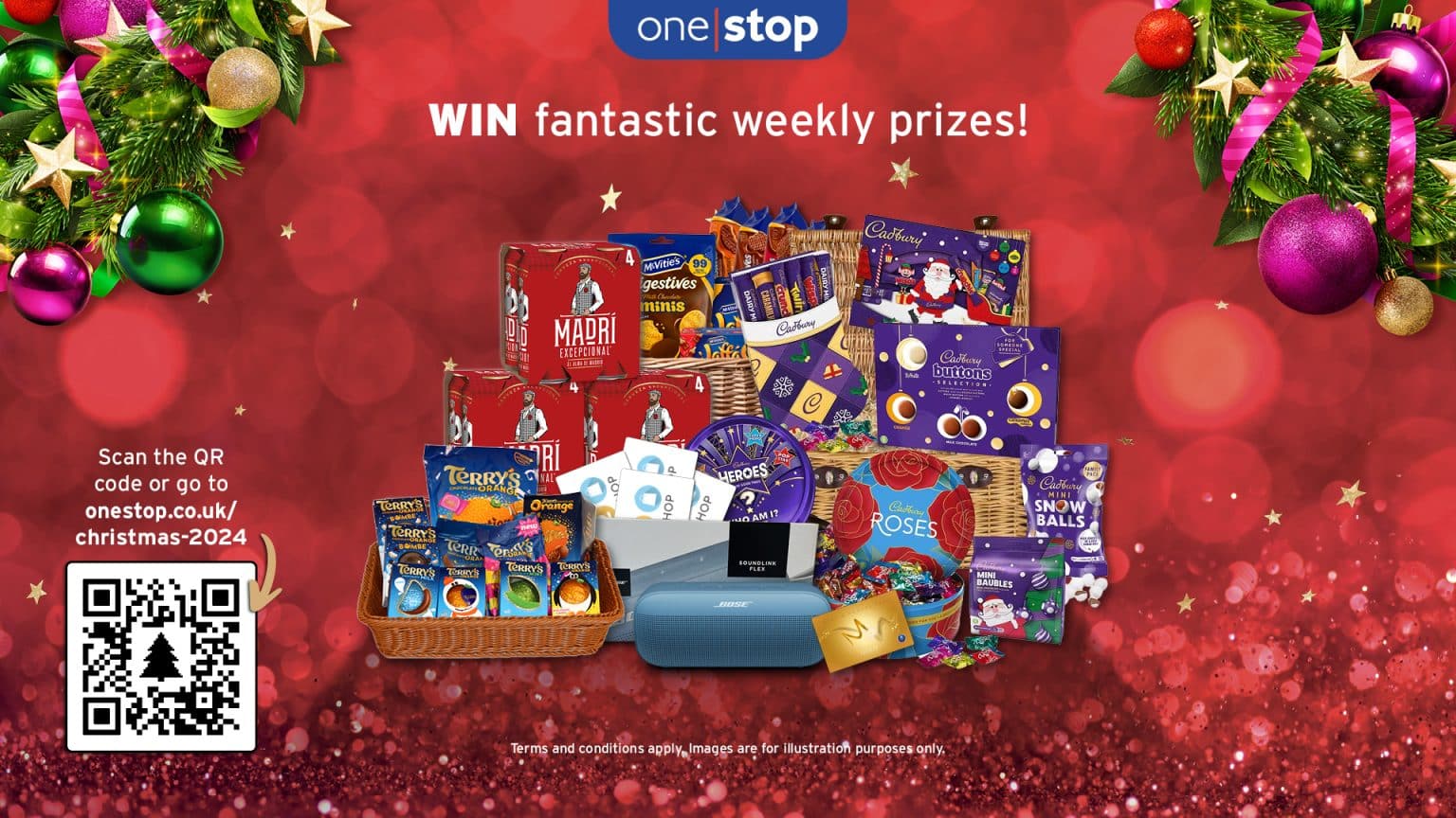 WIN amazing weekly prizes with One Stop, this Christmas - One Stop