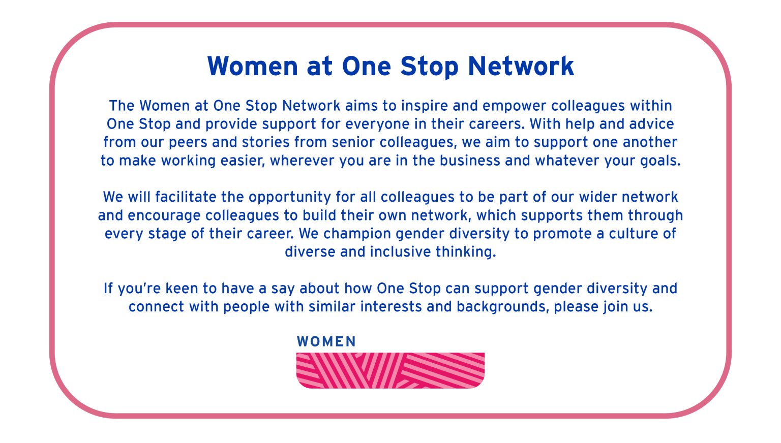 Colleague Network & Team Support | One Stop