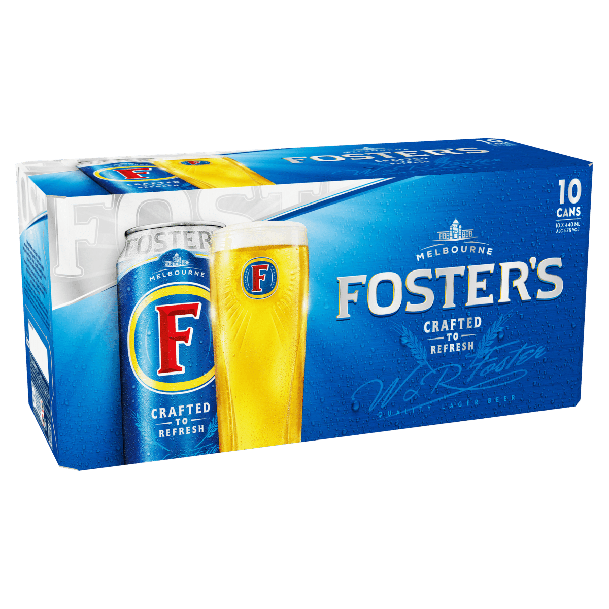 Foster's Quality Lager Beer 10 x 440ml - One Stop