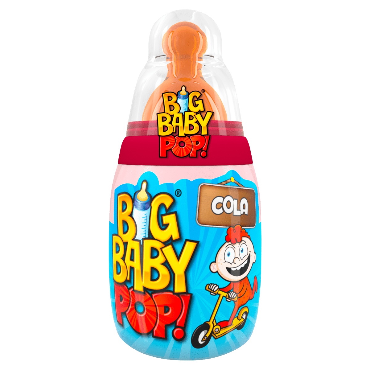 Big Baby Pop Raspberry and Cola 32g - One Stop