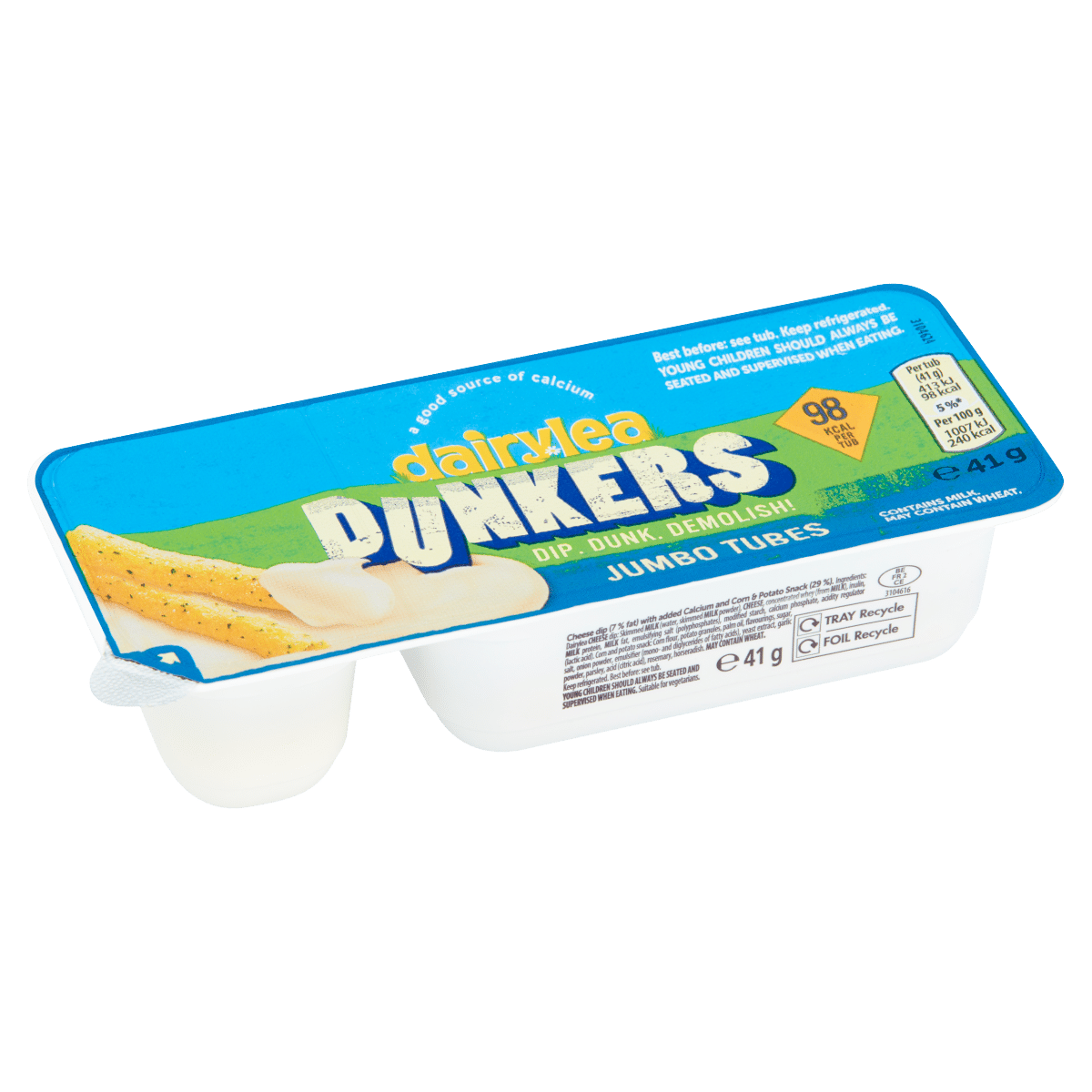 Dairylea Dunkers Jumbo Tubes Cheese Snacks 41g - One Stop