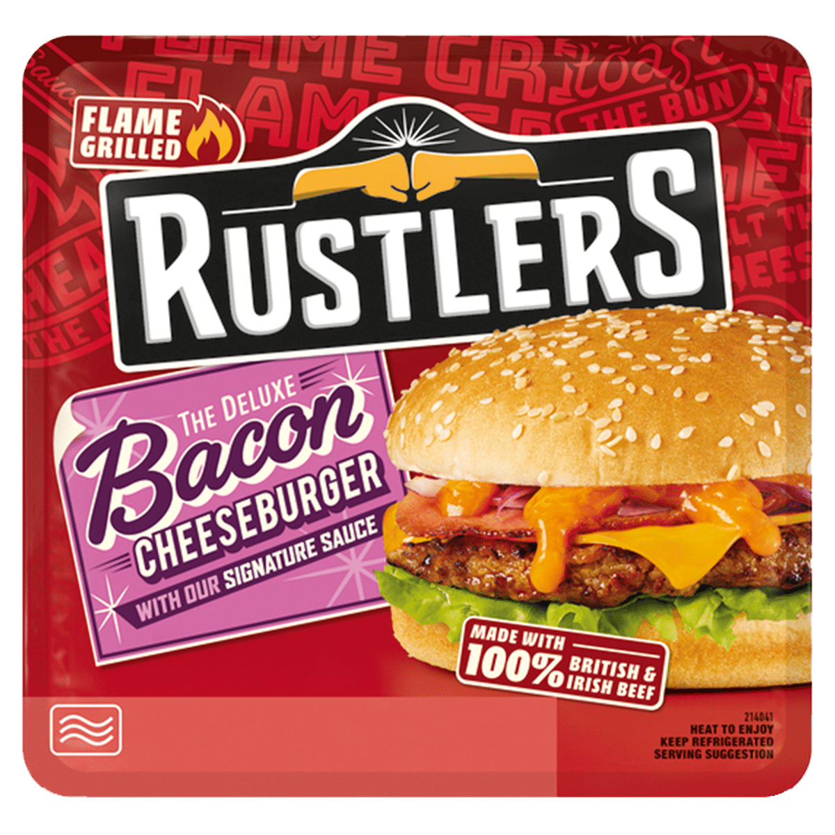 Rustlers The Deluxe Bacon Cheeseburger 191g - One Stop