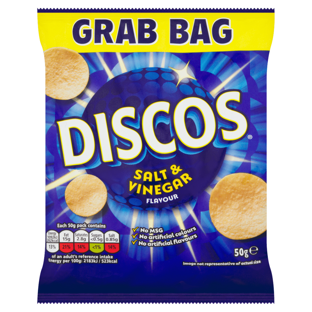 Discos Salt & Vinegar Flavour 50g - One Stop
