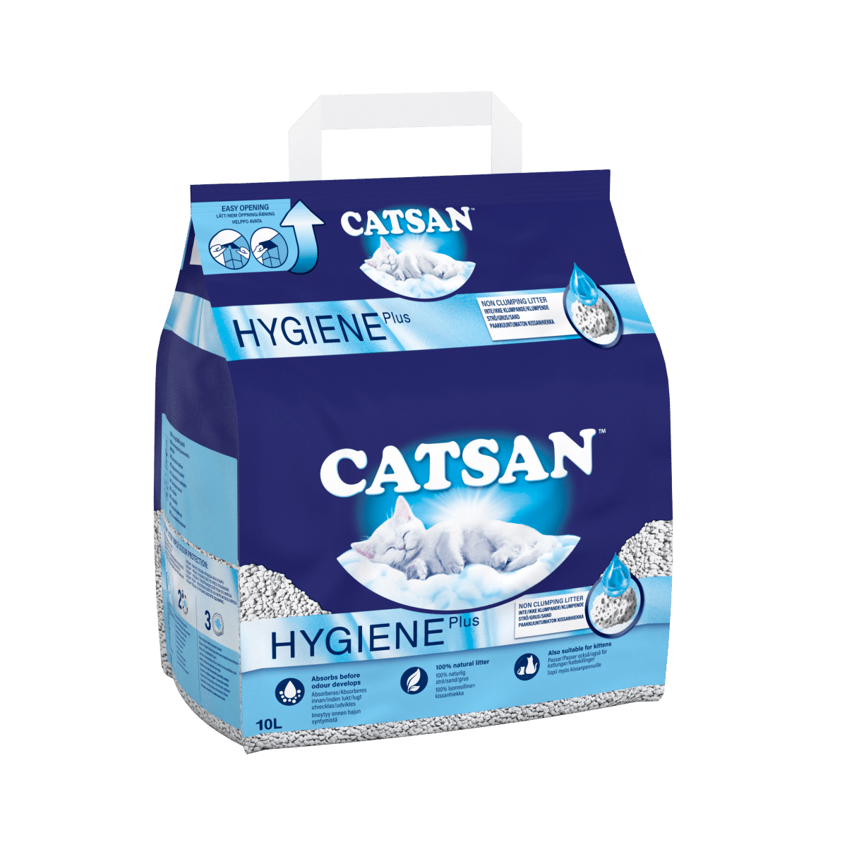 Catsan Hygiene Non-Clumping Odour Control Cat Litter 10L - One Stop