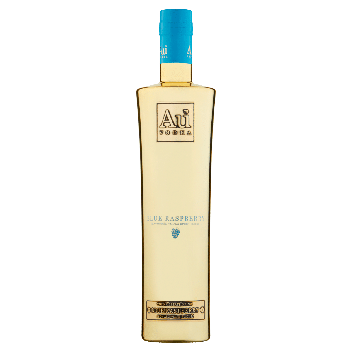 Au Vodka Blue Raspberry Flavoured Vodka Spirit Drink 70cl - One Stop