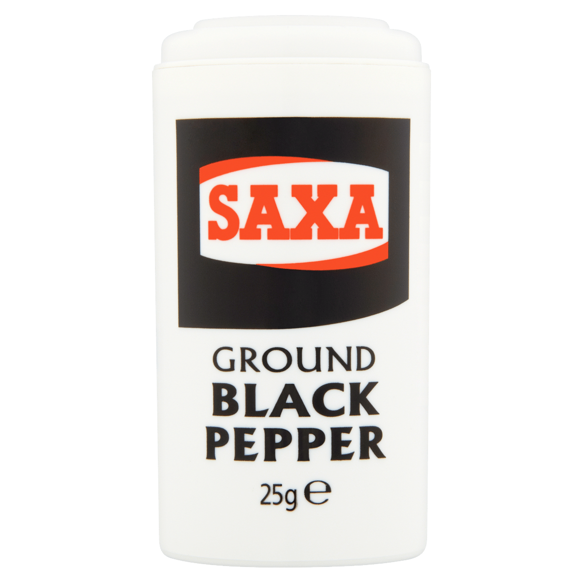 Saxa Ground Black Pepper 25g - One Stop