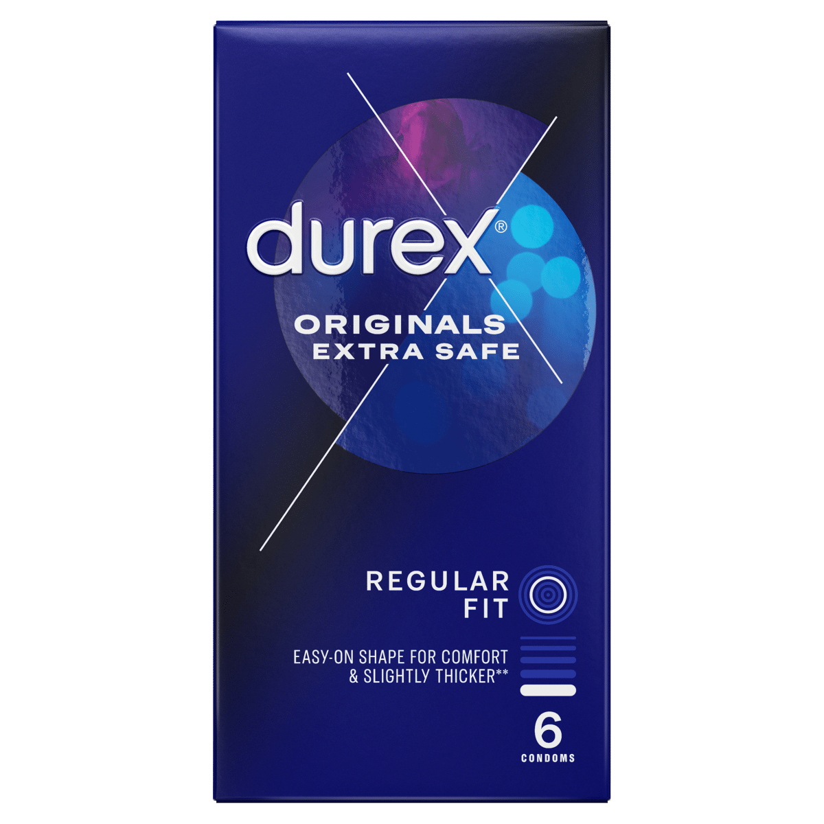 Durex 6 Regular Fit Originals Extra Safe Condoms - One Stop