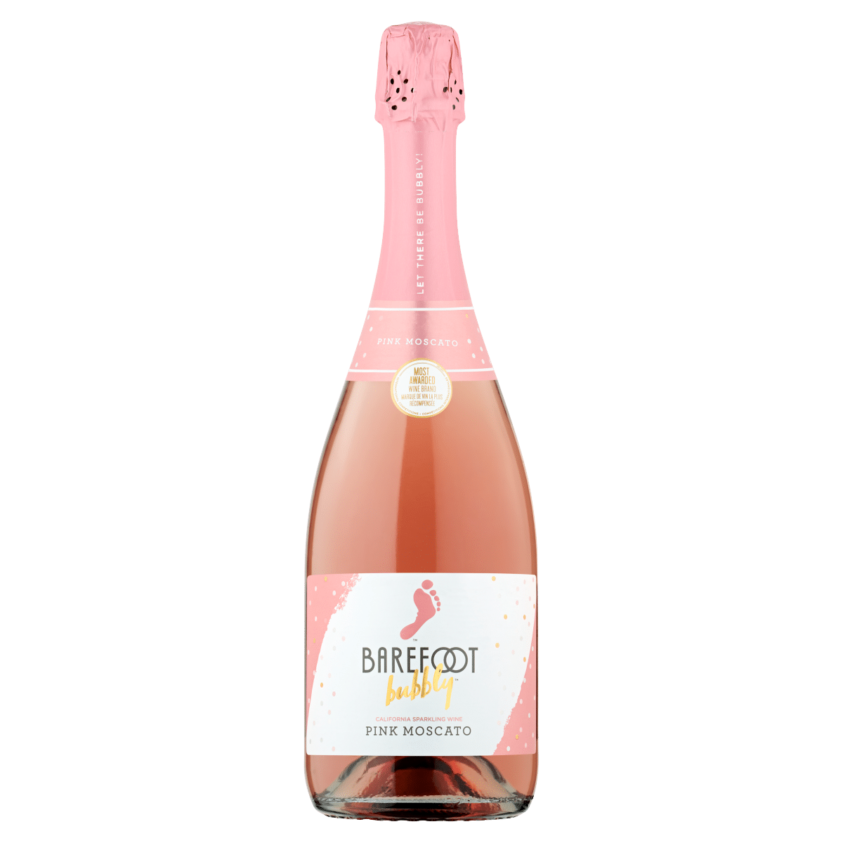 Barefoot Bubbly Pink Moscato Rosé Wine 750ml - One Stop