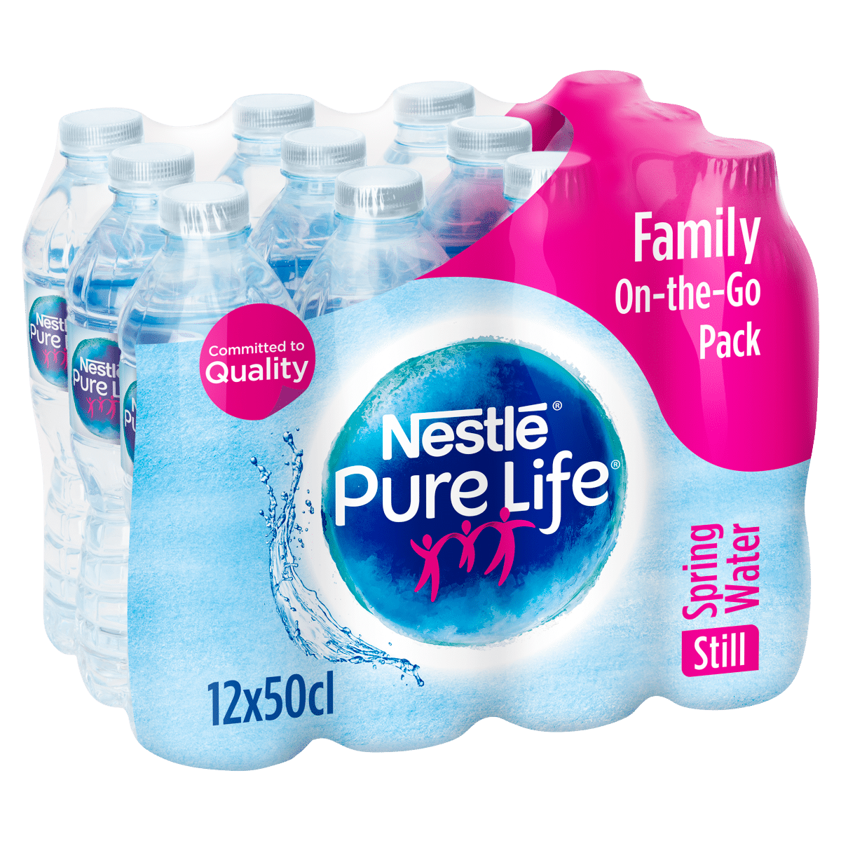 Nestle Pure Life Still Spring Water 12x500ml - One Stop
