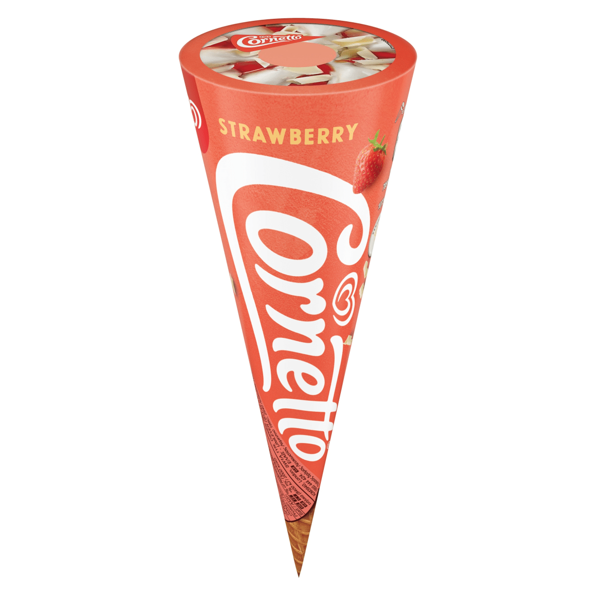 Cornetto Ice Cream Cone Strawberry 120 ml - One Stop