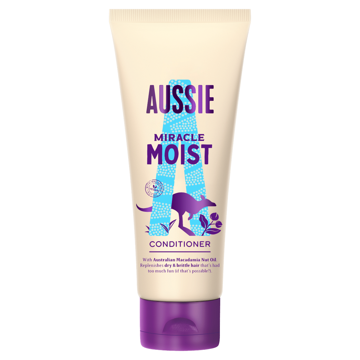 Aussie Miracle Moist Conditioner - Moisture-Quenching, Replenishes Dry ...