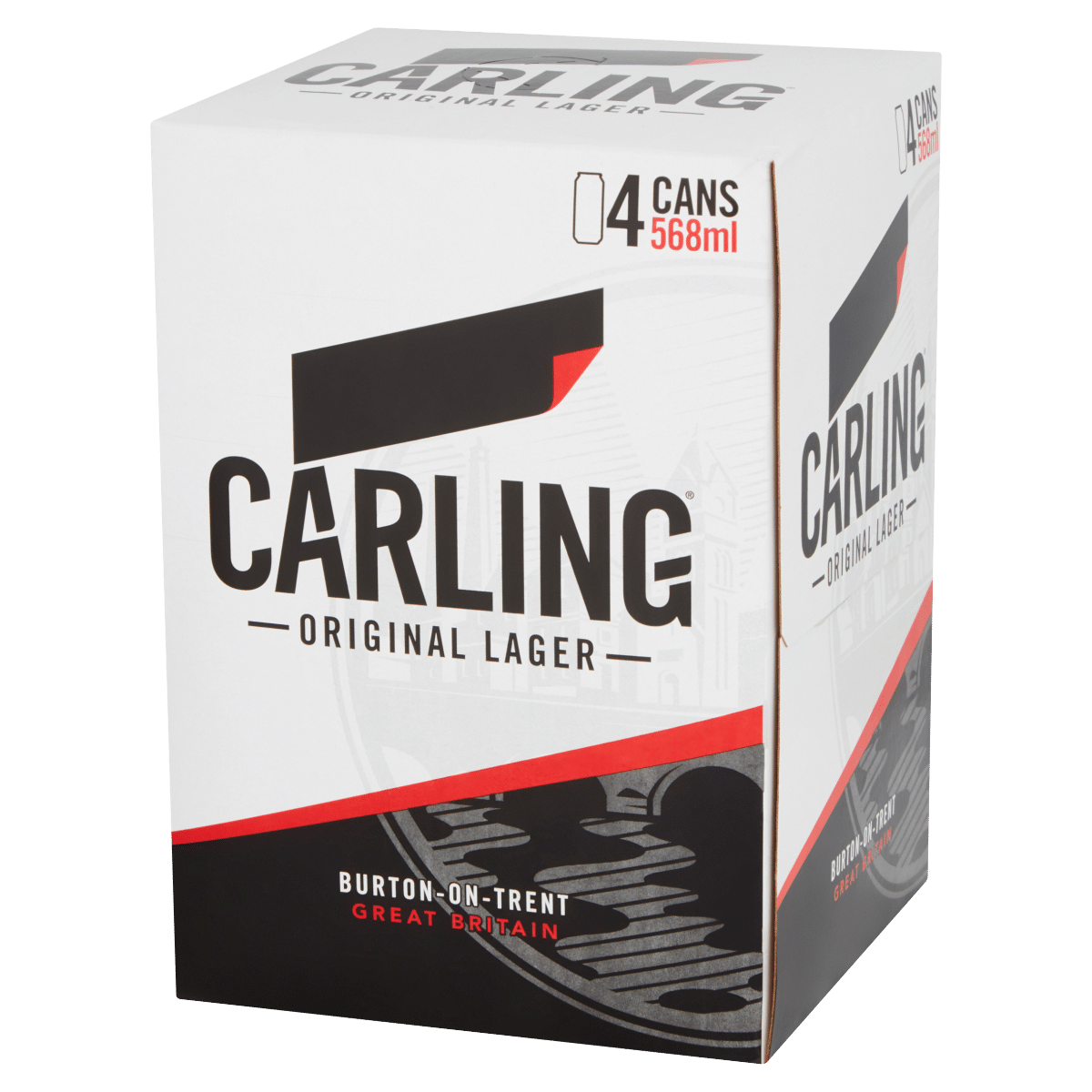 Carling Original Lager Beer 4 x 568ml - One Stop