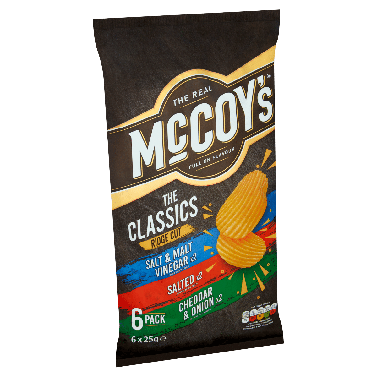 McCoy's Classic Variety Multipack Crisps 6 Pack - One Stop