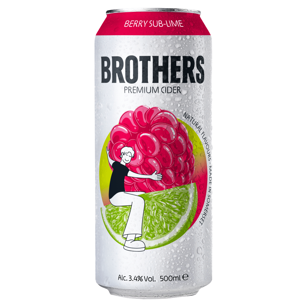 Brothers Premium Cider Berry Sub-Lime 500ml - One Stop