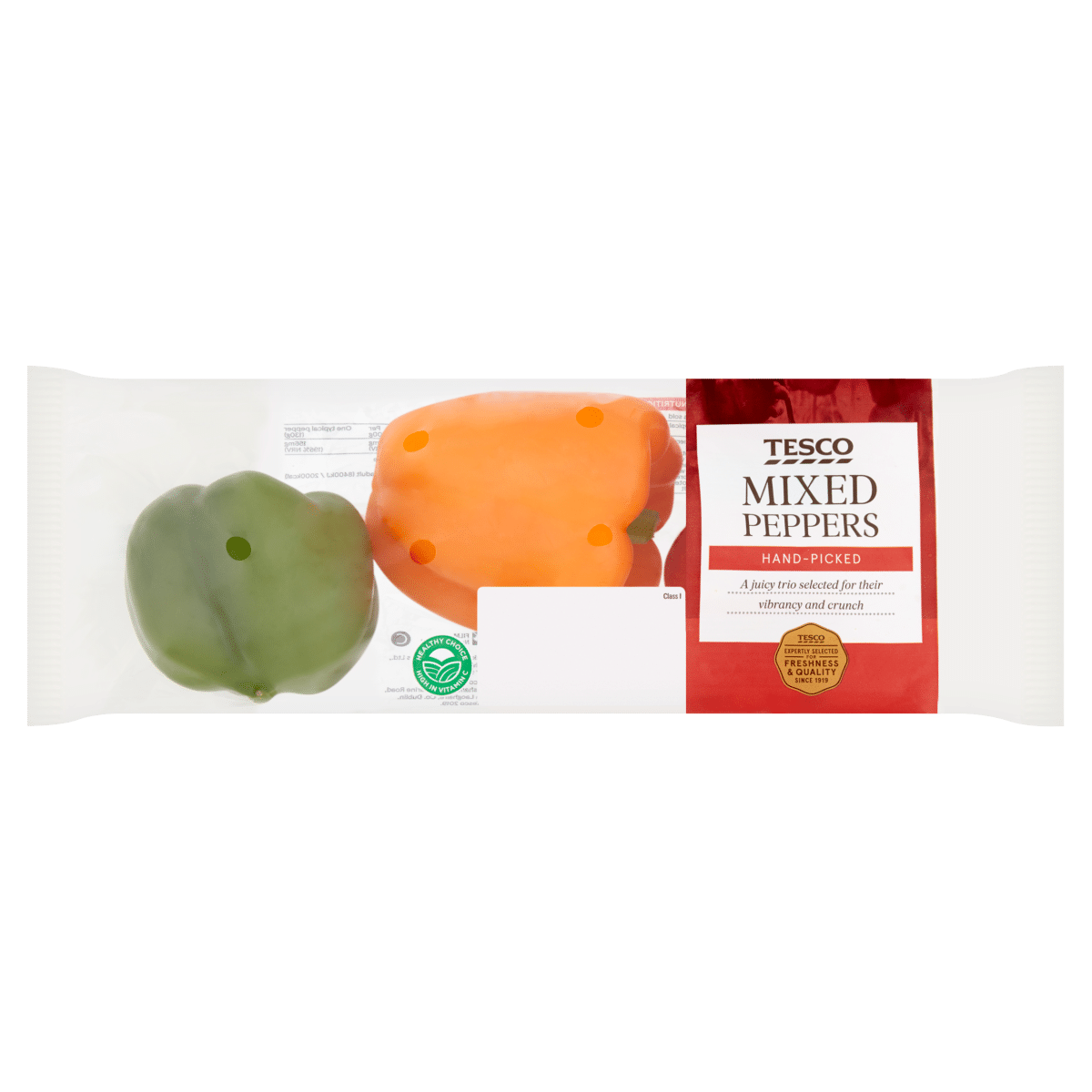 Tesco 3 Mixed Peppers 420g - One Stop