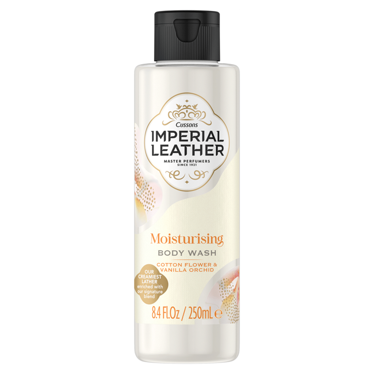 IMPERIAL LEATHER Moisturising Body Wash Cotton Flower & Vanilla Orchid ...