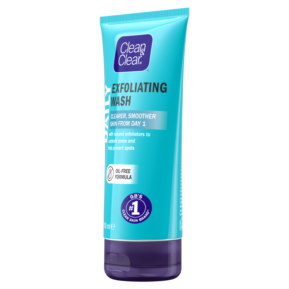 Clean & Clear Exfoliating Daily Wash Face Wash Scrub 150ml - One Stop