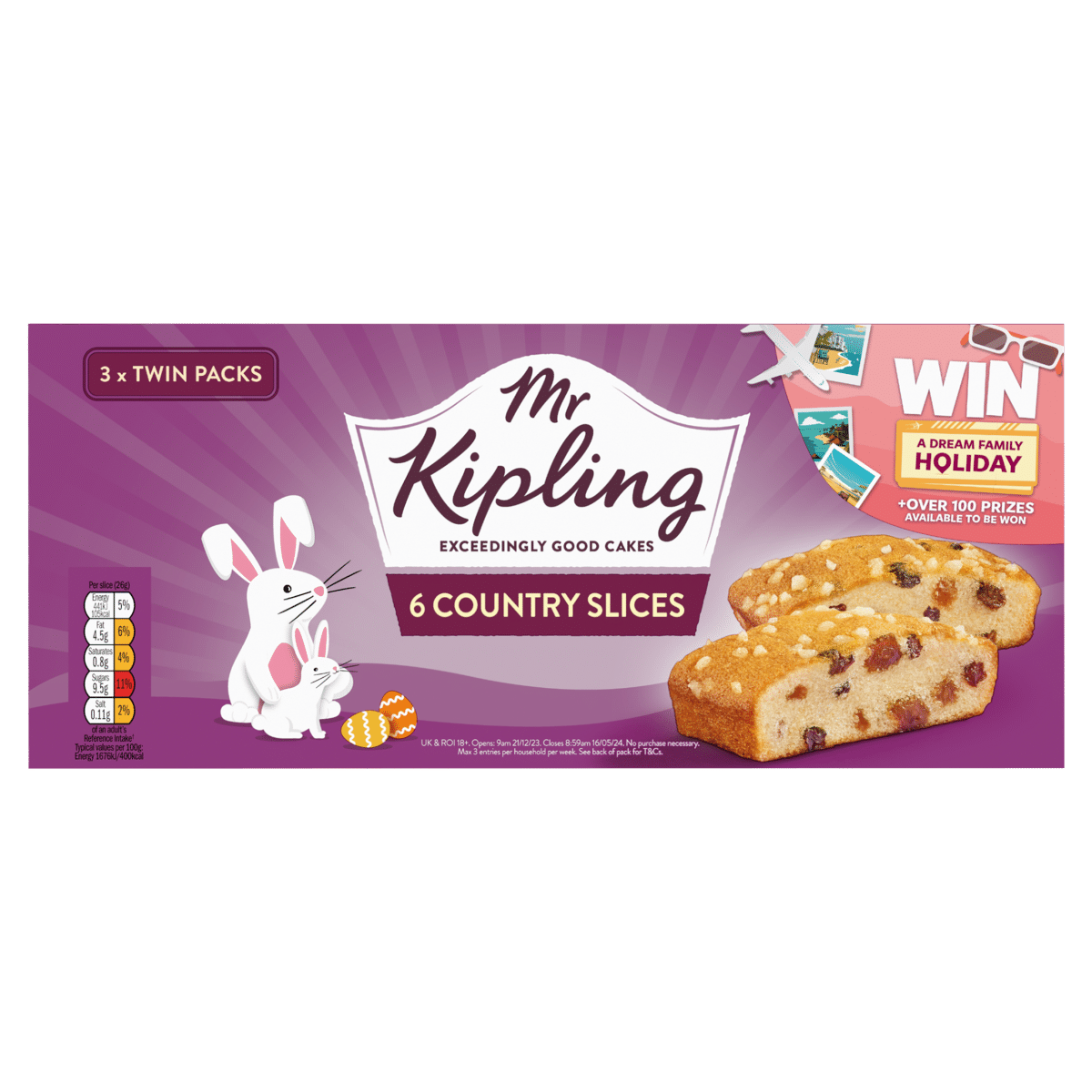 Mr Kipling 6 Country Slices - One Stop