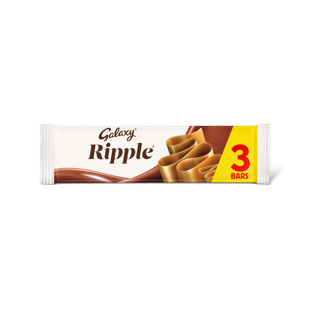 Galaxy Ripple Milk Chocolate Snack Bars Multipack 3 x 30g - One Stop