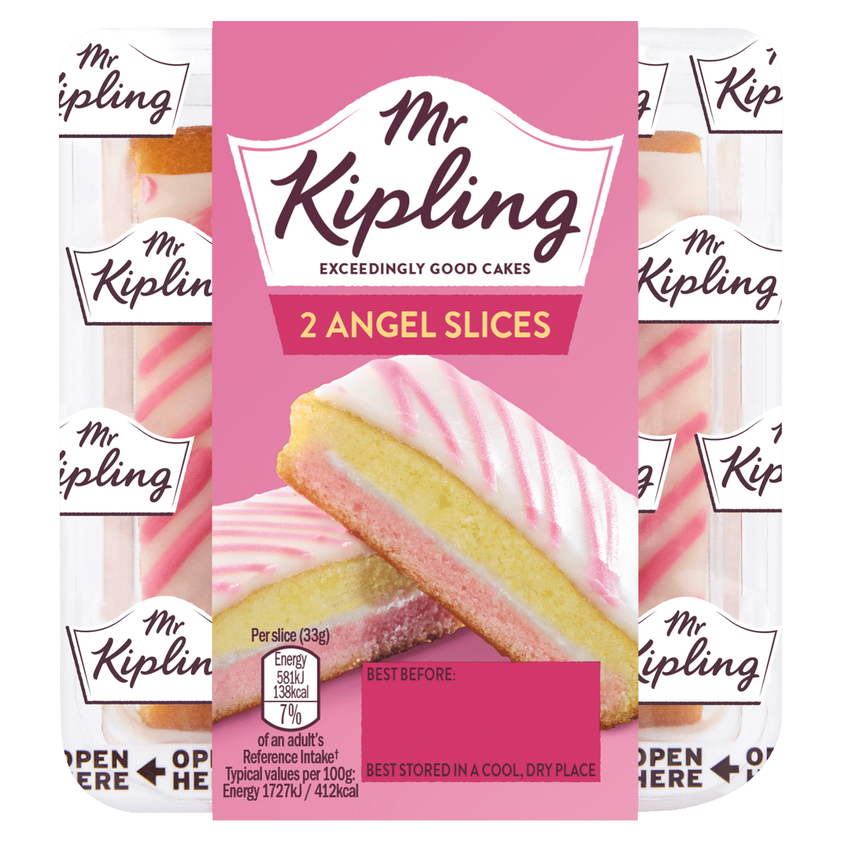 Mr Kipling 2 Angel Slices - One Stop