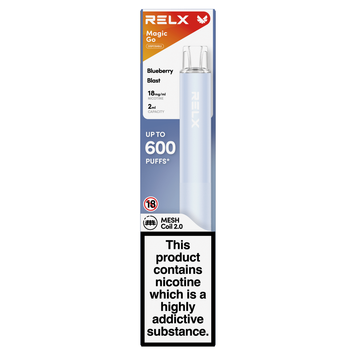 Relx Magic Go Disposable Blueberry Blast - One Stop