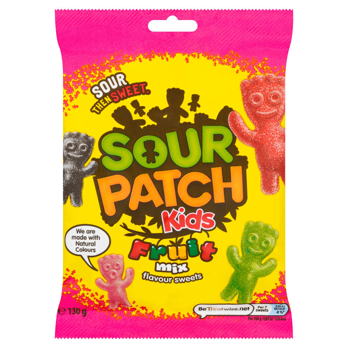 Sour Patch Kids Fruit Mix Flavour Sweets 130g - One Stop