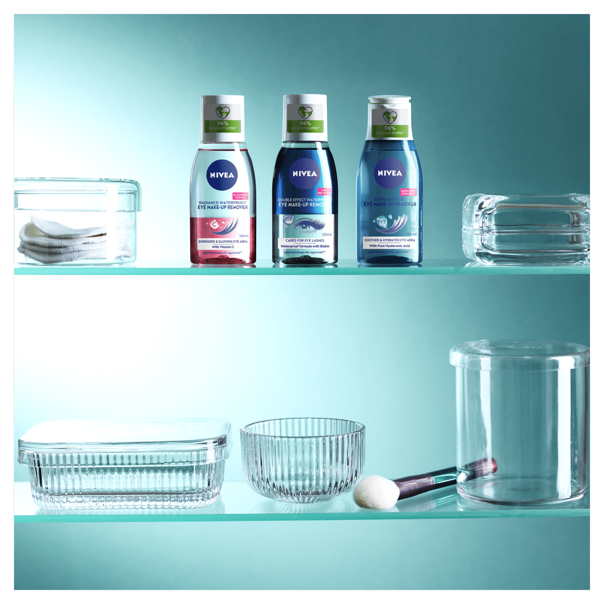 NIVEA Double Effect Waterproof Eye Make-Up Remover 125ml - One Stop