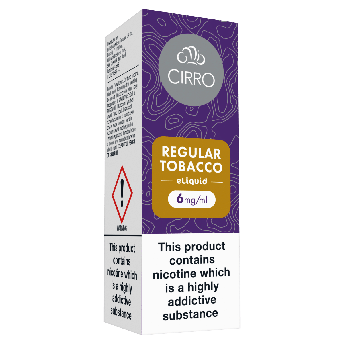 Cirro eLiquid Regular Tobacco 6mg/ml - One Stop