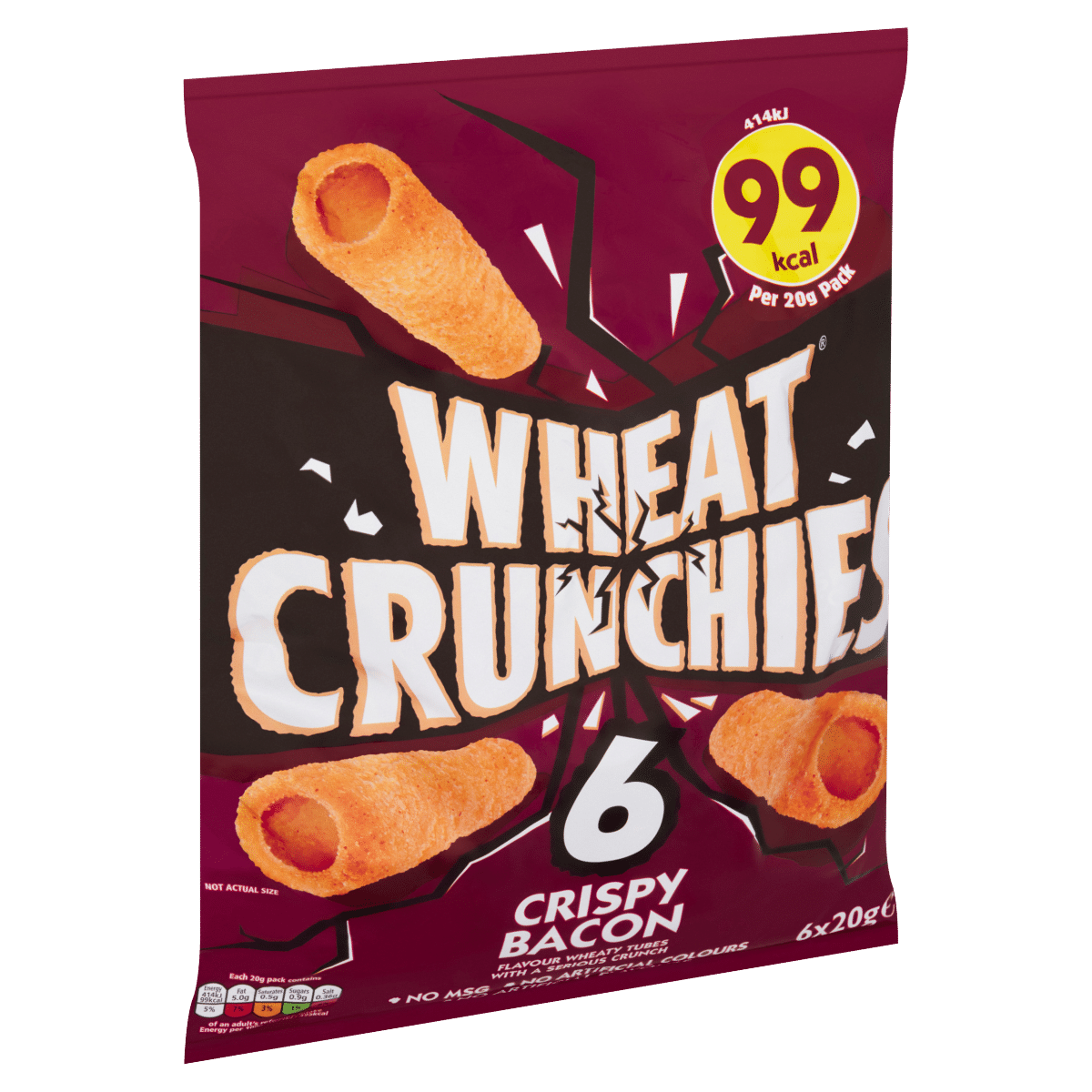 Wheat Crunchies Crispy Bacon 6 x 20g - One Stop