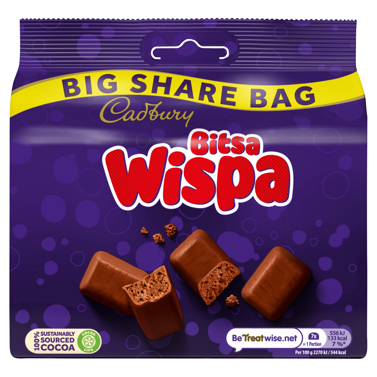 Cadbury Bitsa Wispa 185.5g - One Stop