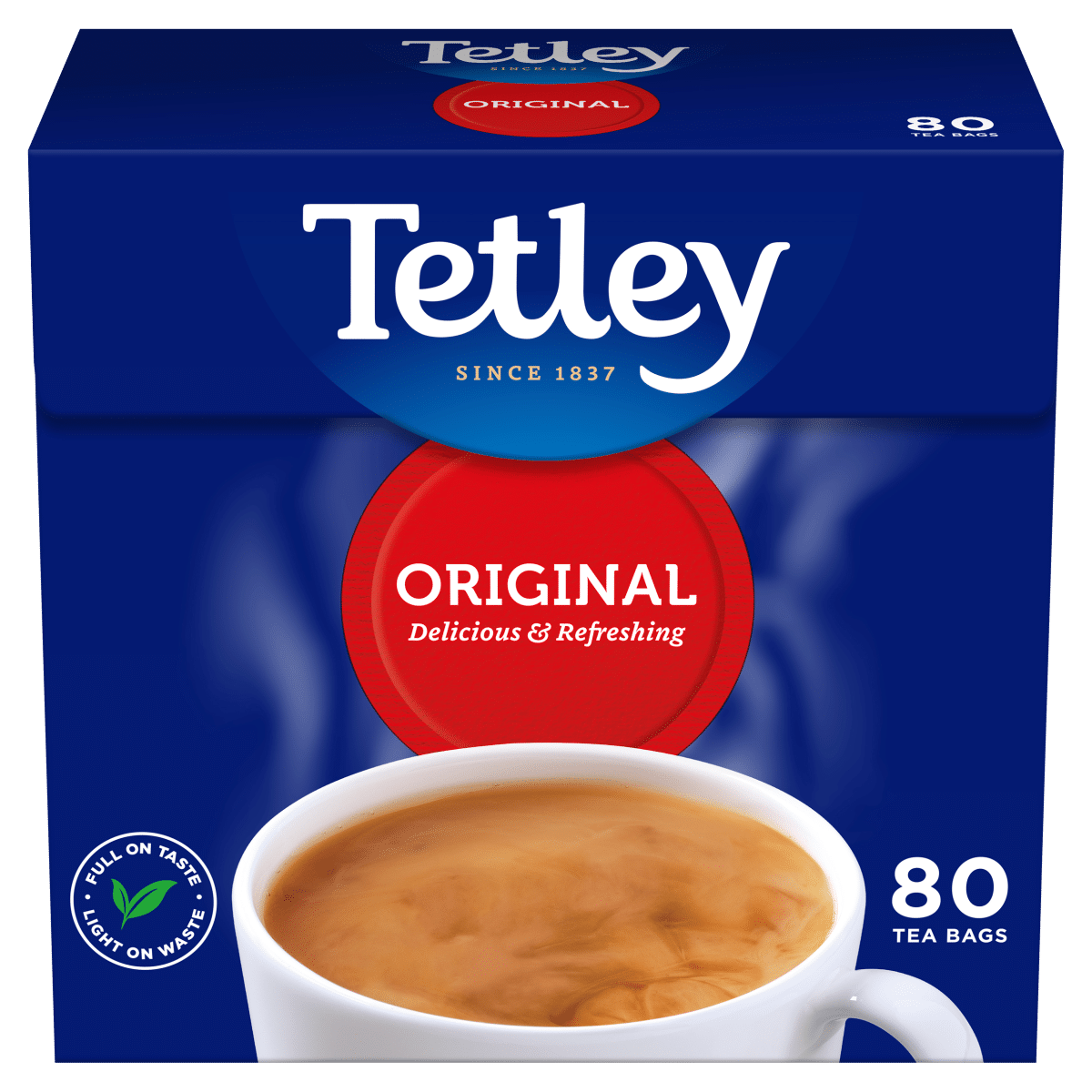 Tetley 80 Original Tea Bags 250g - One Stop
