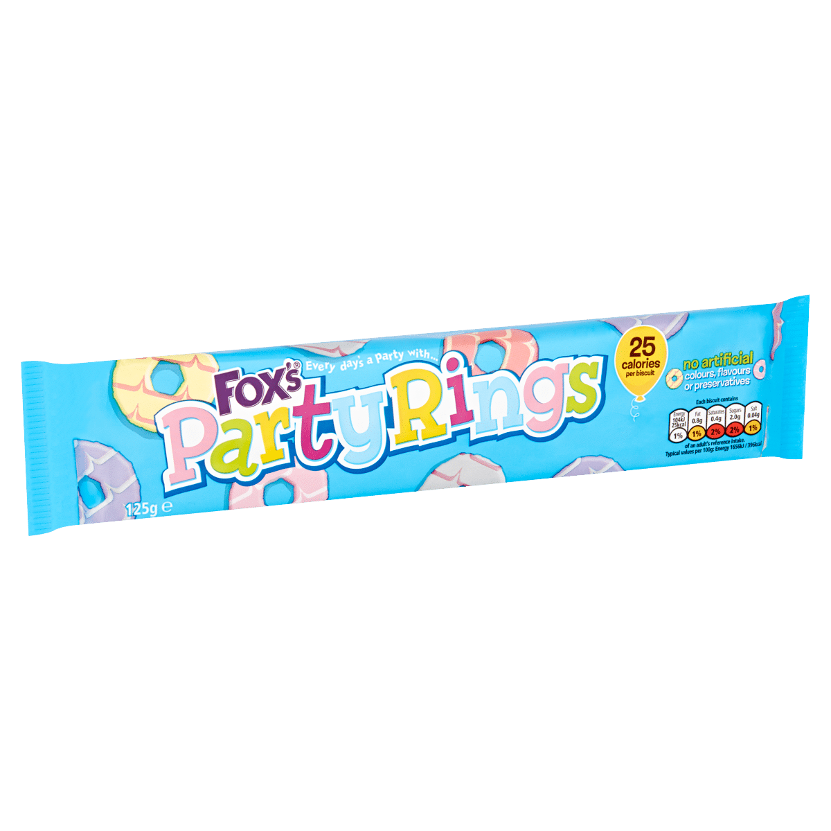 Fox's Party Rings 125g - One Stop