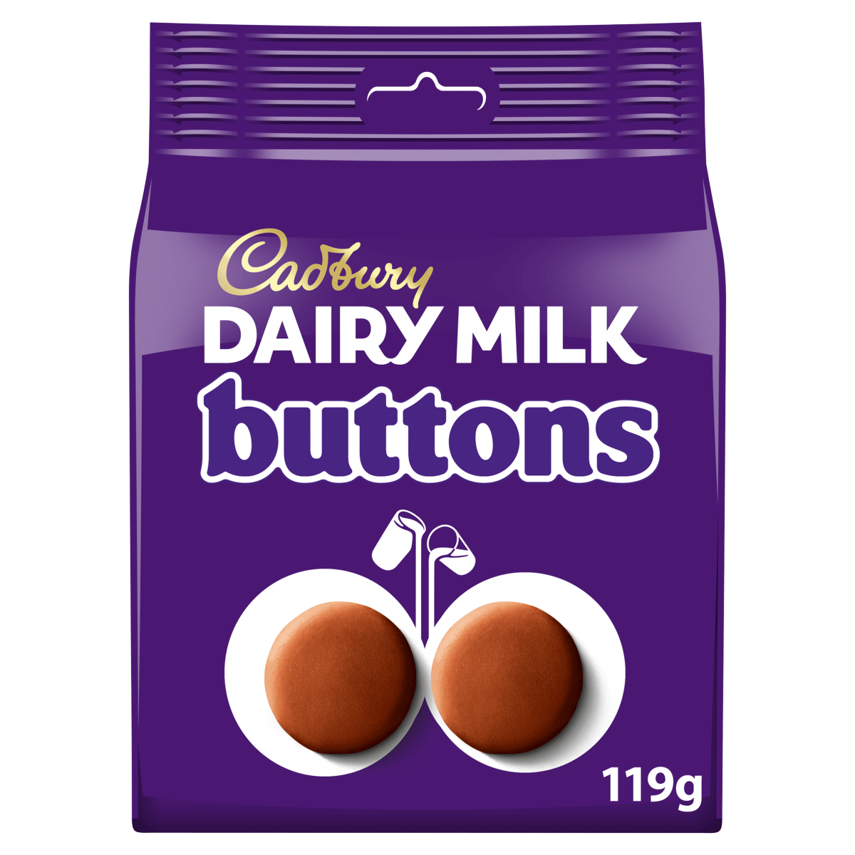 Cadbury Dairy Milk Buttons 119g - One Stop
