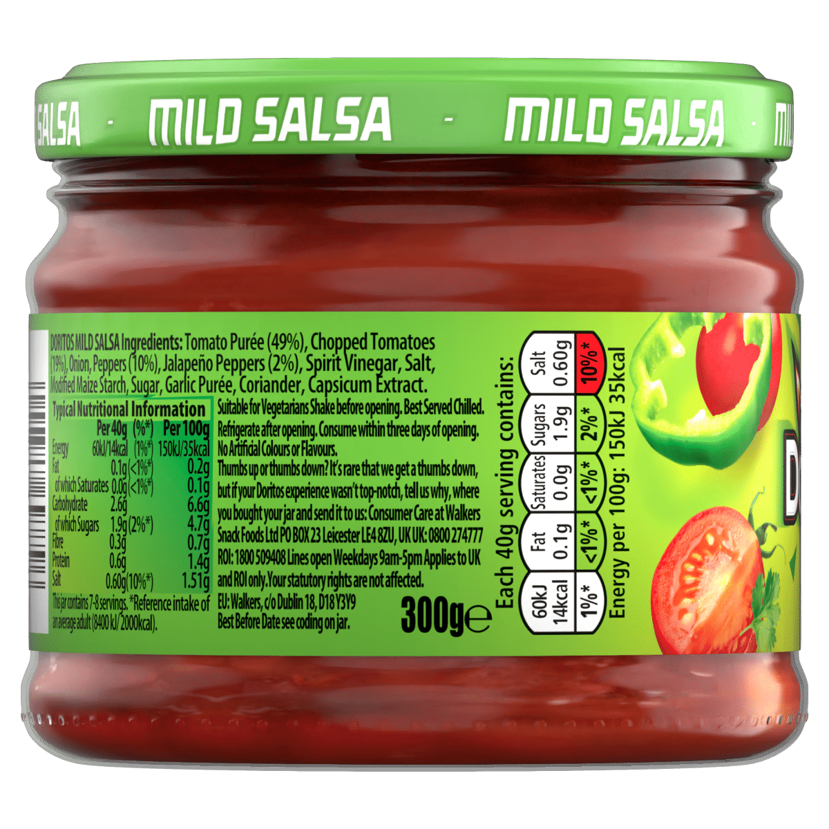 Doritos Mild Salsa Sharing Dip 300g - One Stop