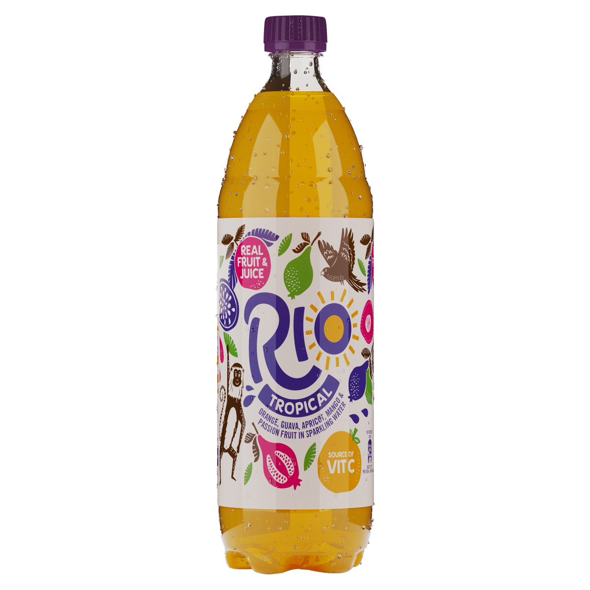 Rio Tropical Orange, Guava, Apricot, Mango & Passion Fruit in Sparkling ...