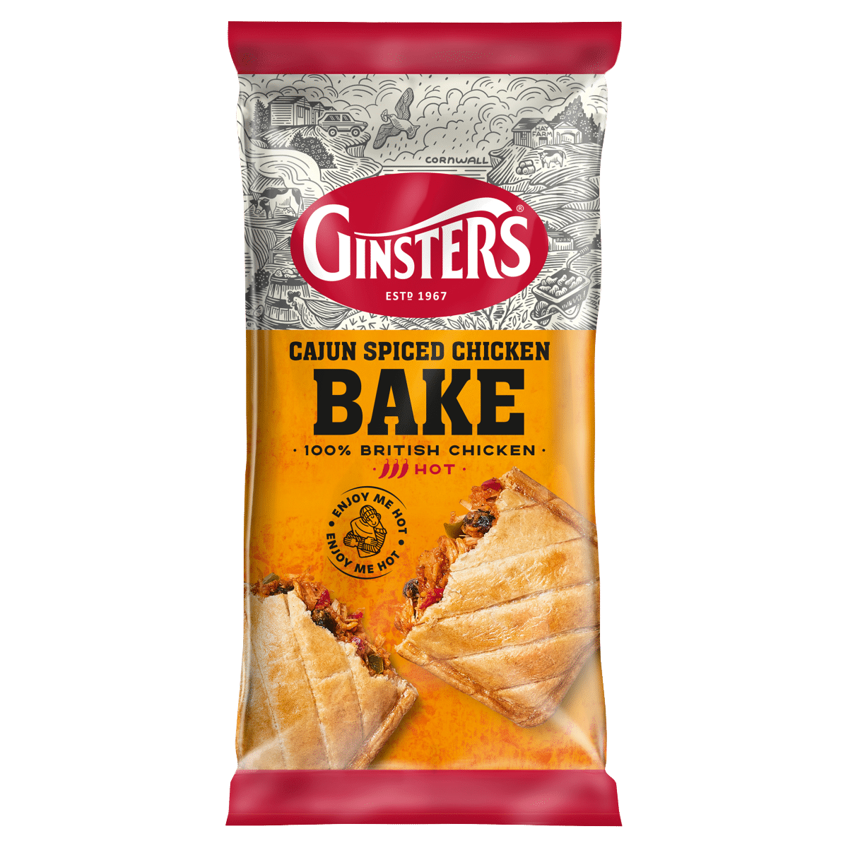 Ginsters Cajun Spiced Chicken Bake 117g - One Stop