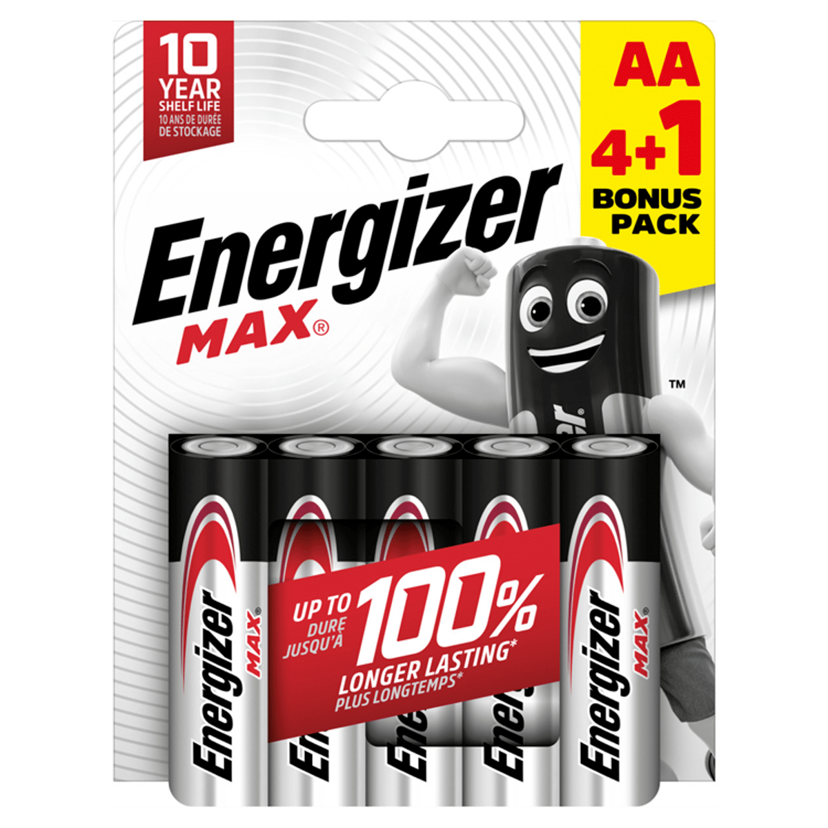Energizer Max AA Batteries, Alkaline, 5 Pack - One Stop