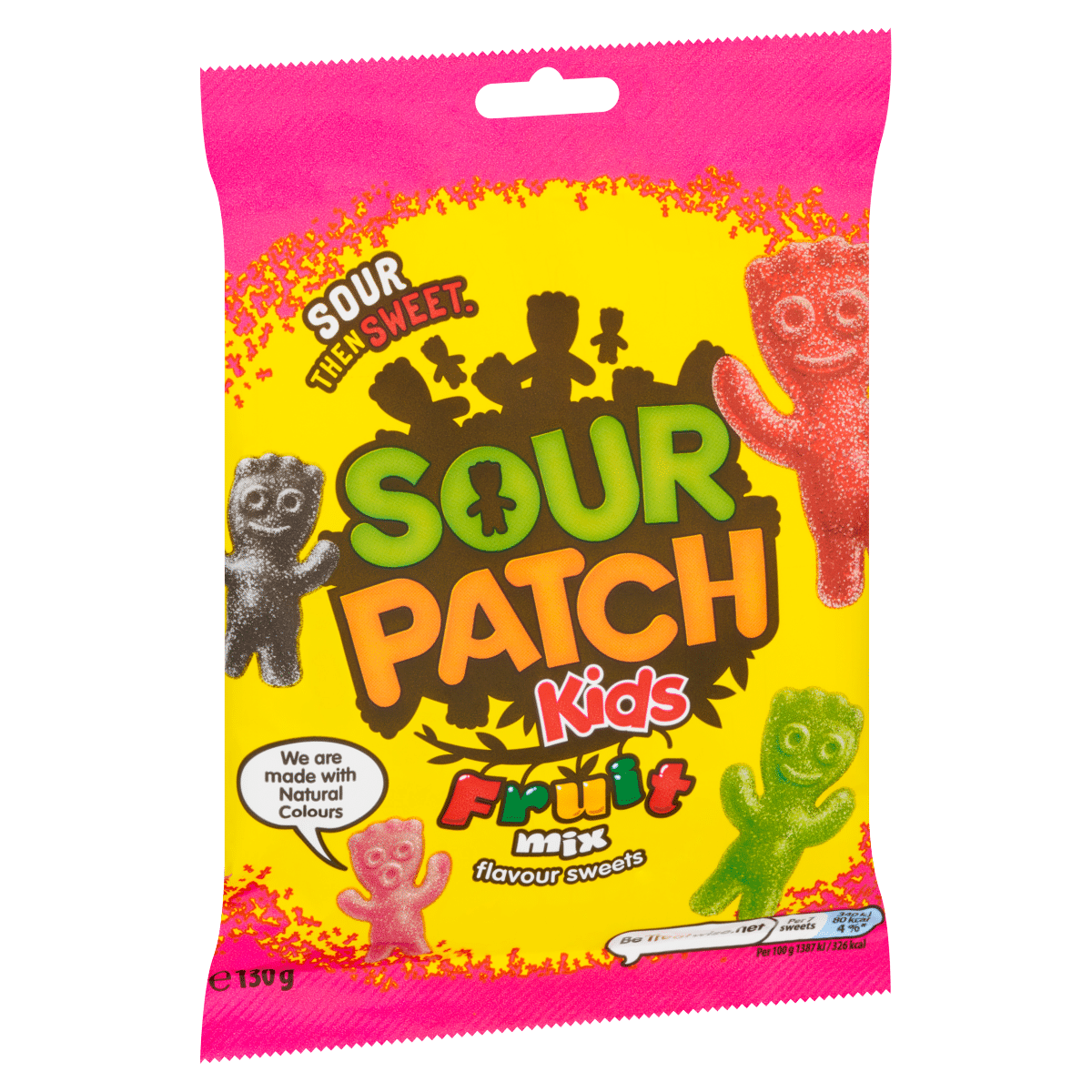 Sour Patch Kids Fruit Mix Flavour Sweets 130g - One Stop