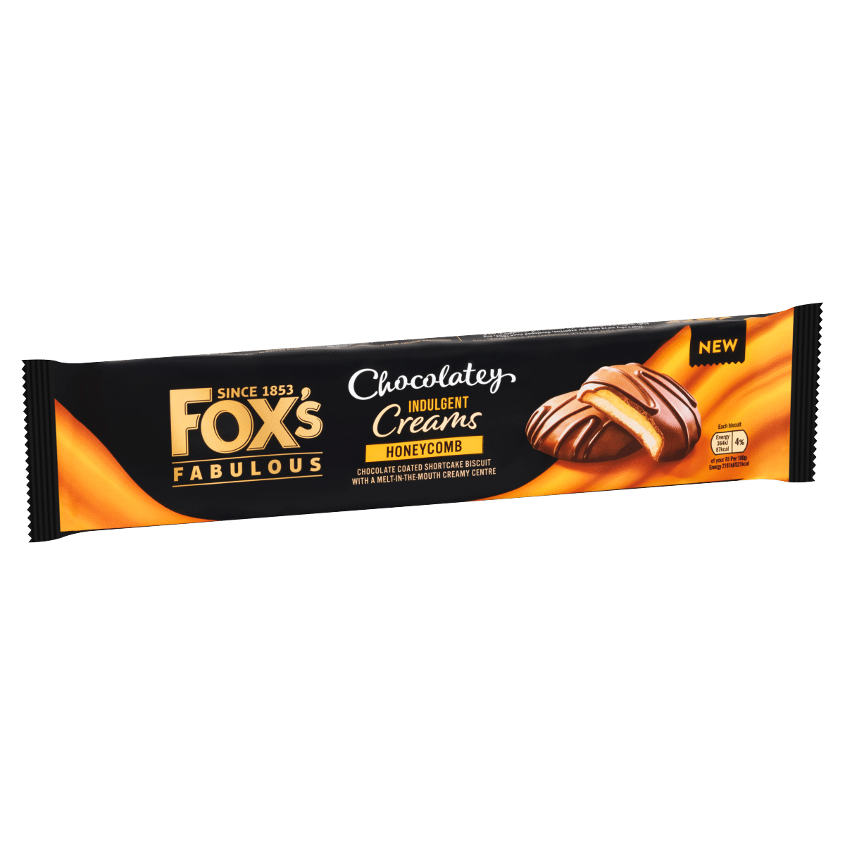 Fox's Fabulous Chocolatey Indulgent Creams Honeycomb 130g - One Stop
